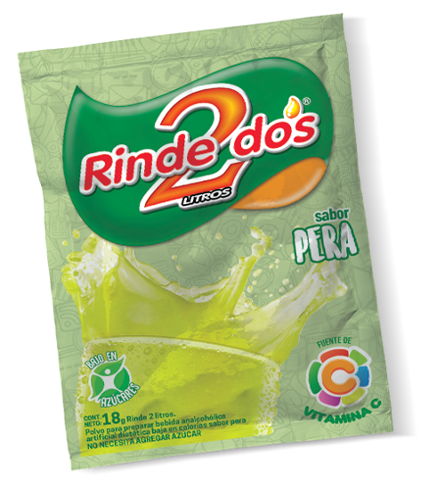 Ilusiones. Jugo Rinde Dos Sabor Pera x18gr